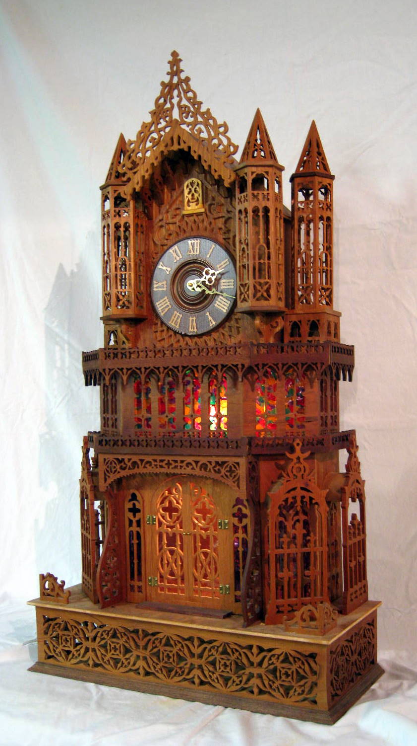 WOODEN CATHEDRAL MODELS