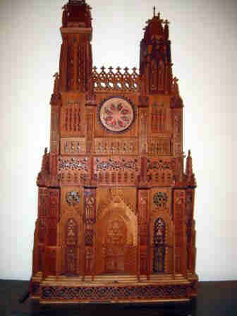WOODEN CATHEDRAL MODELS